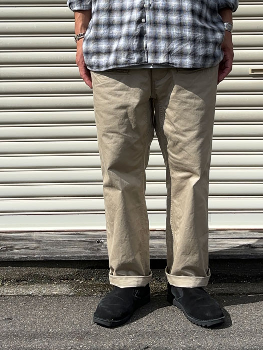 ササフラスwheel barrow pants M チノパン ササフラスwheel barrow pants M チノパン